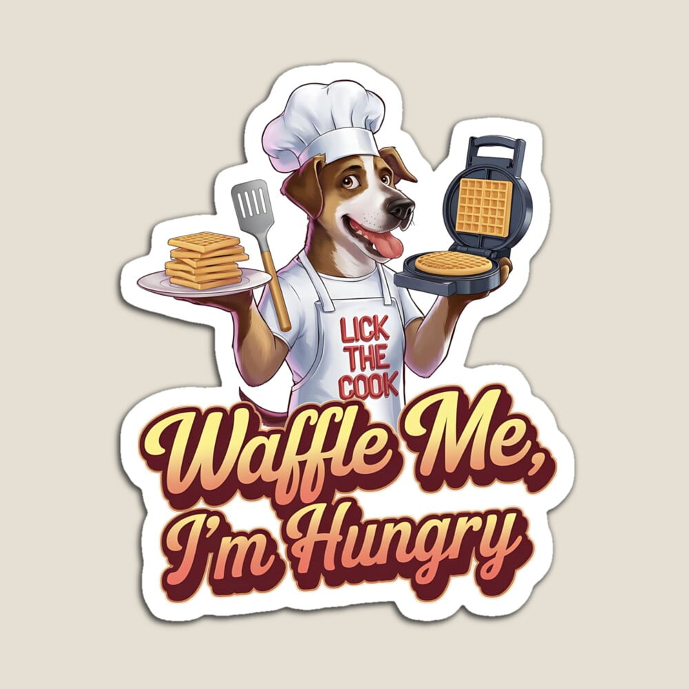 Kira - Waffle Me - I'M A Waffle Holic - Waffle Up - Team Waffle - Waffle Diet Sticker - 7276 Hot ...