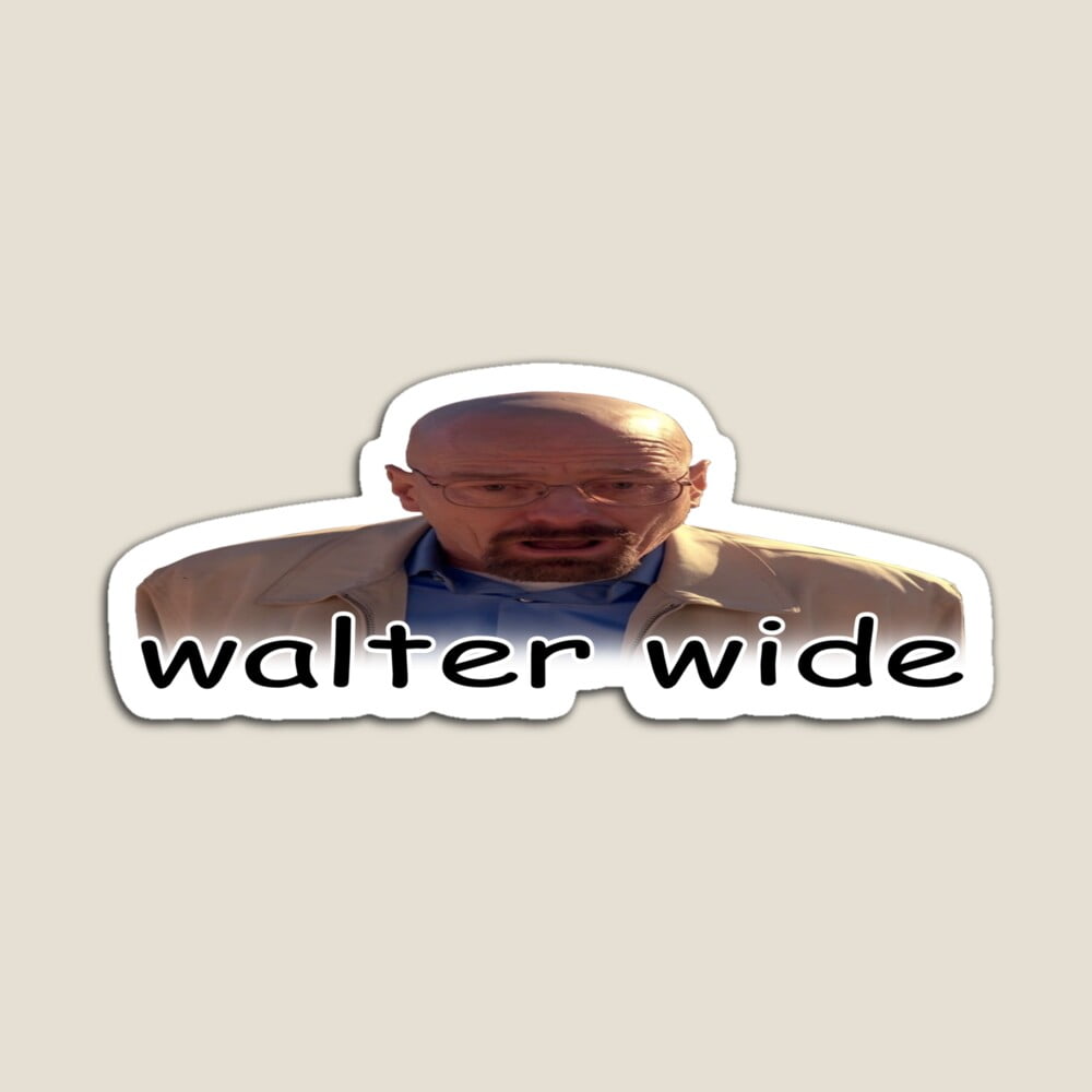 Kira - Walter Wide Breaking Bad Walter White Parody Sticker - 2740 Hot ...