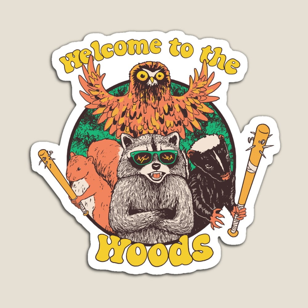 Kira - Welcome To The Woods Sticker - 3064 Hot Trending Vinyl Stickers ...