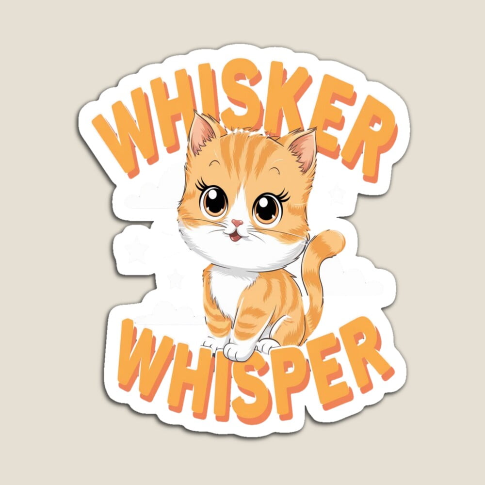 Kira - Whisker Whisper Sticker - 7532 Hot Trending Vinyl Stickers ...