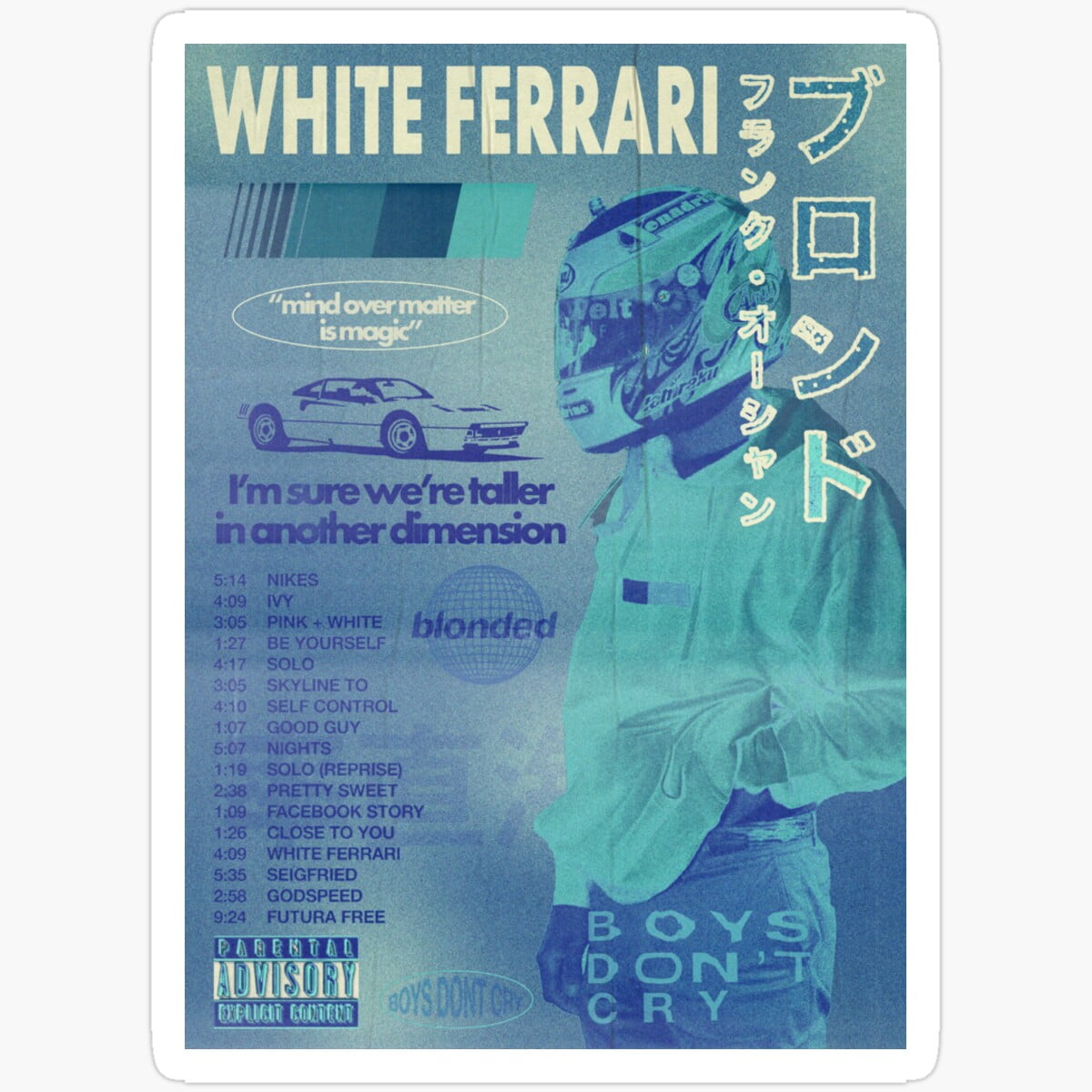 Kira White Light Car Drive Sticker Waterproof Sticker for Water Bottles ...