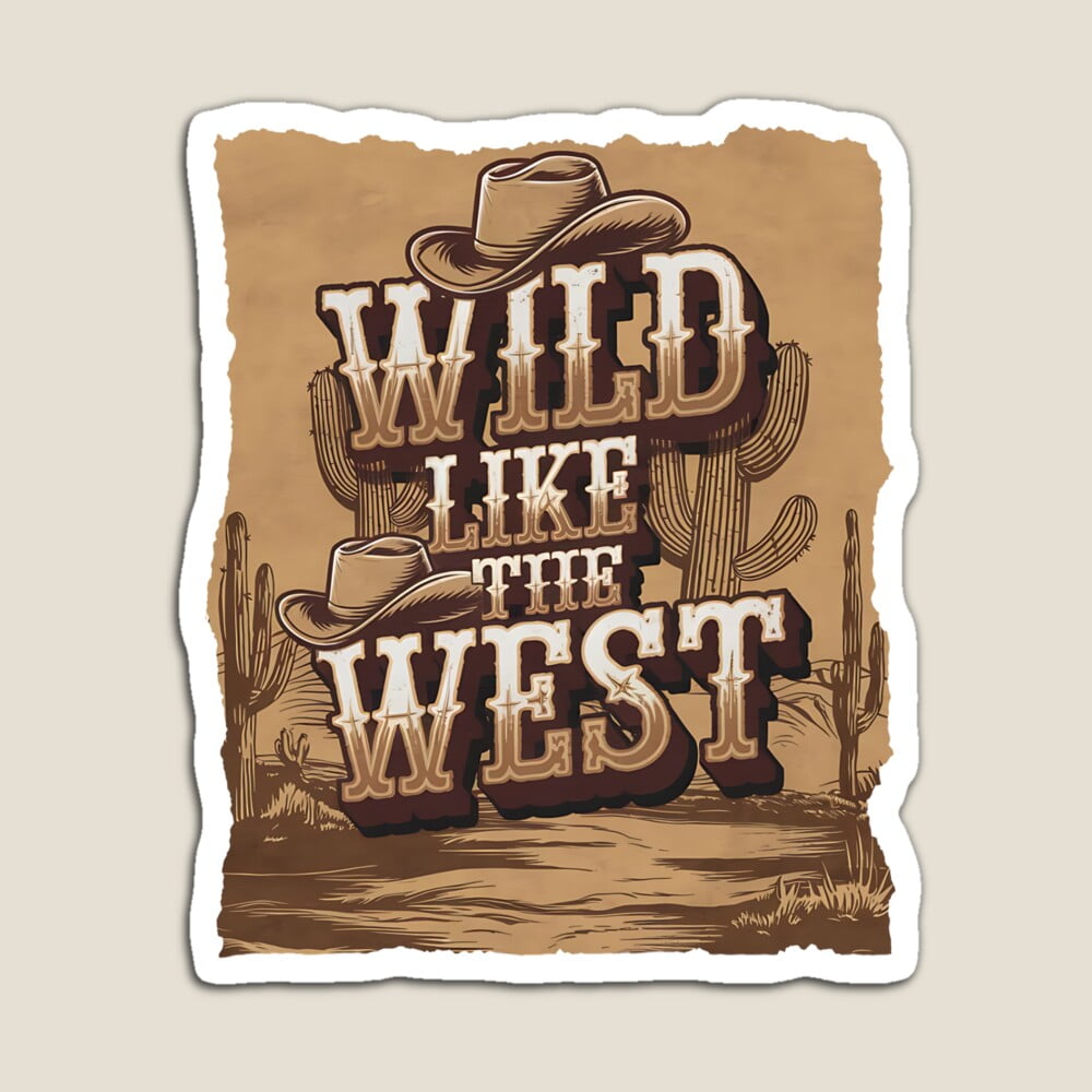 Kira - Wild Like The West Sticker - 7436 Hot Trending Vinyl Stickers ...
