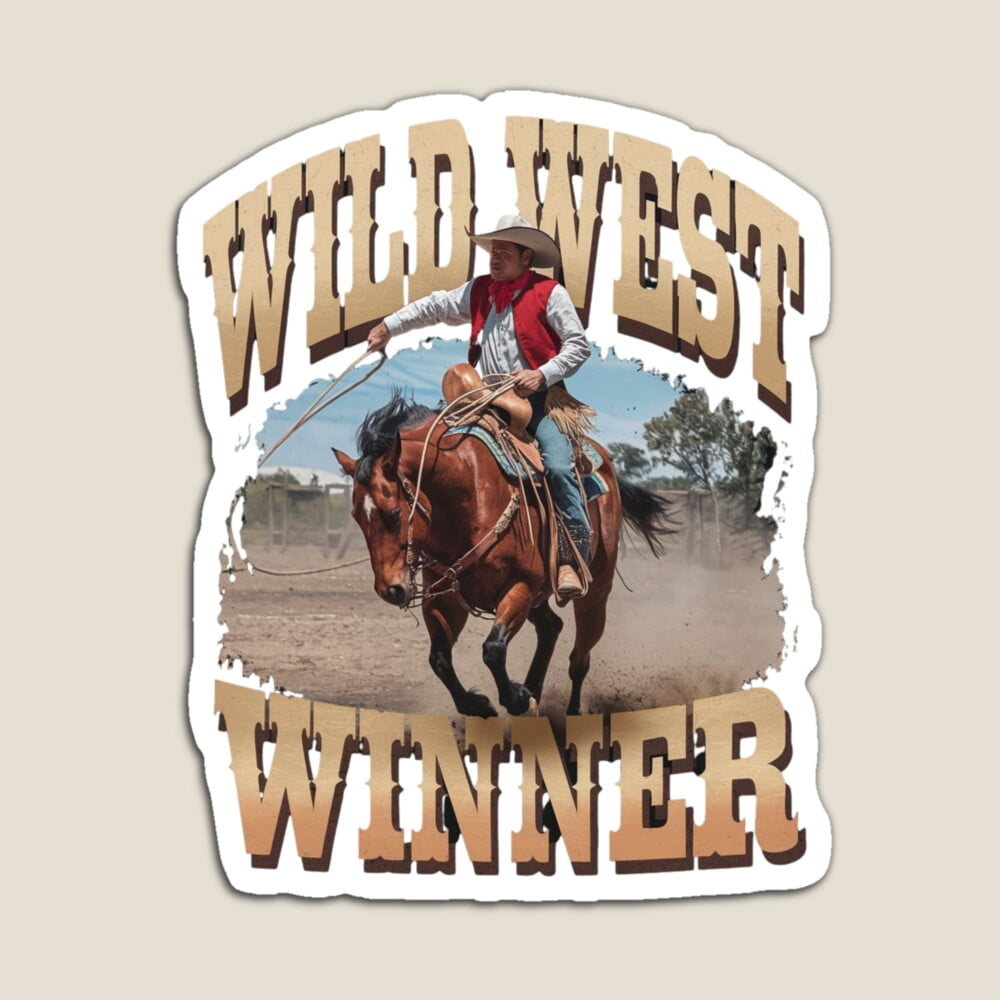 Kira - Wild West Winner - Traditional Cowboy - Cowboy Spirit Sticker ...