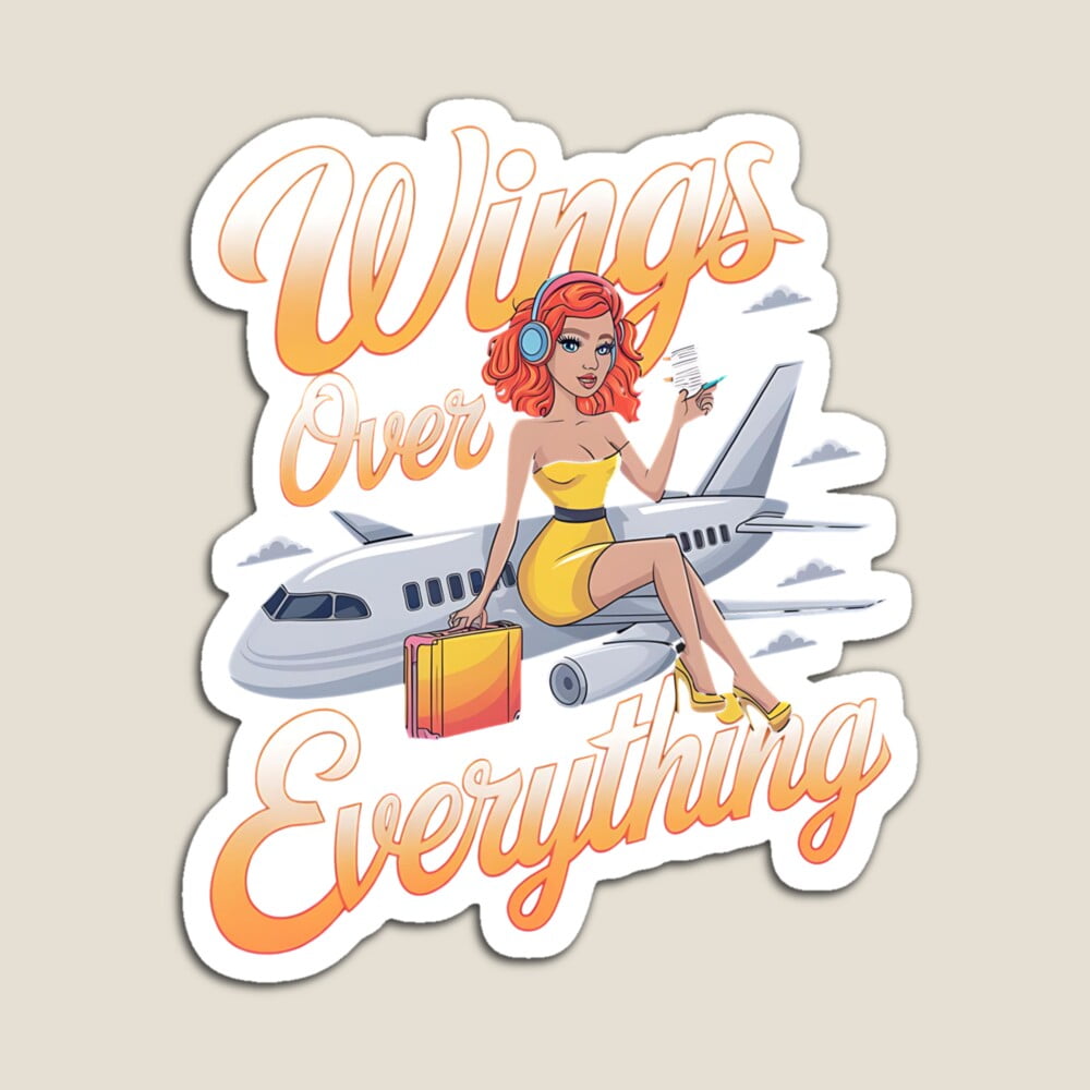 Kira - Wings Over Everything - Wings Over Sticker - 6095 Hot Trending ...