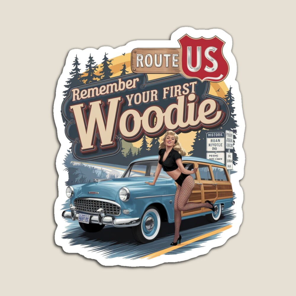 Kira - Woodie - Station Wagon - Woodie Wagon Sticker - 1304 Hot ...