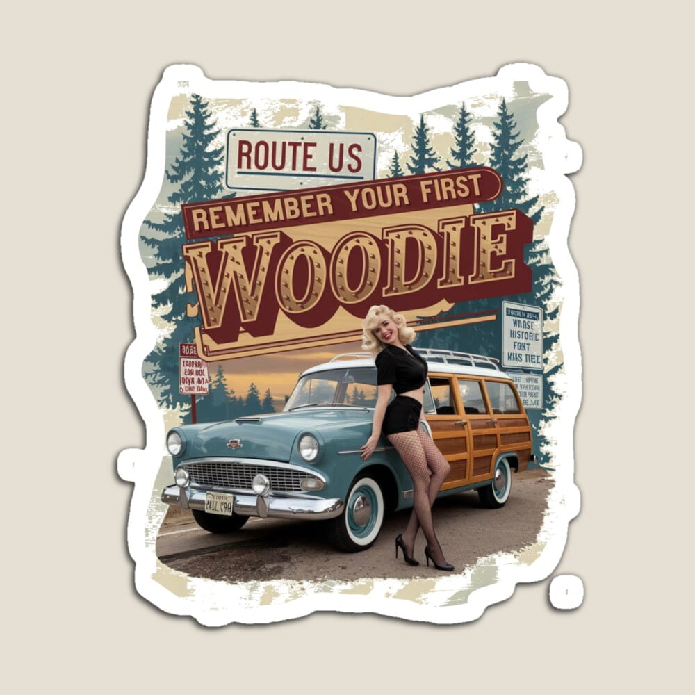 Kira - Woodie - Station Wagon - Woodie Wagon Sticker - 8062 Hot ...