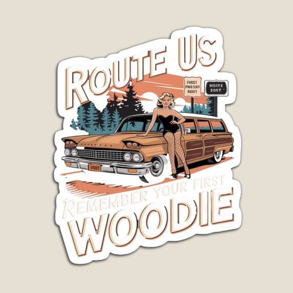 Kira - Woodie - Station Wagon - Woodie Wagon Sticker - 8064 Hot ...
