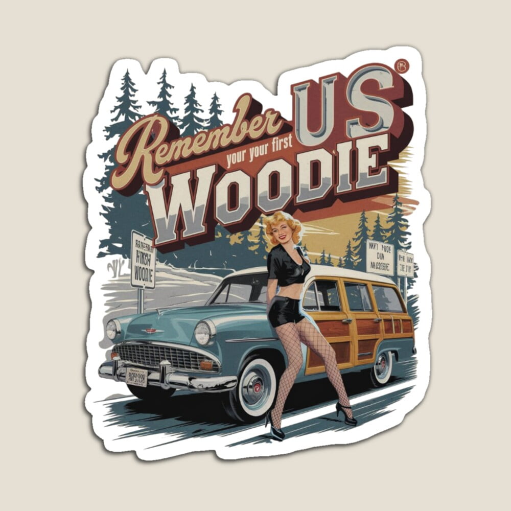 Kira - Woodie - Station Wagon - Woodie Wagon Sticker - 8066 Hot ...