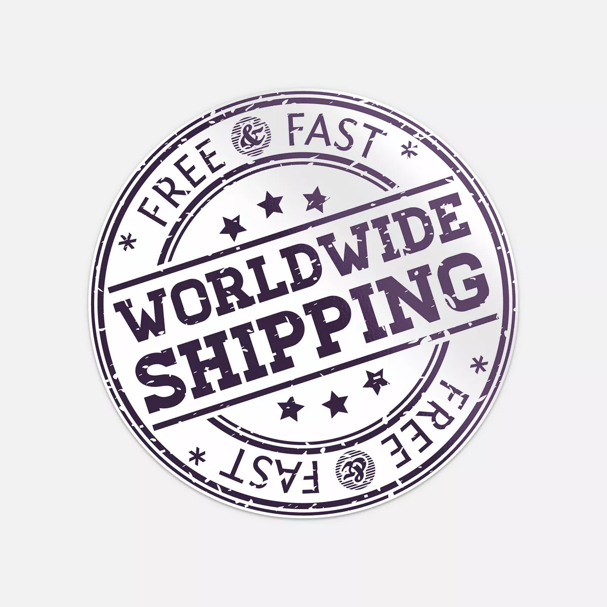 Kira Worldwide Shipping Trade Rubber Stamp Vinyl Sticker Decal ...