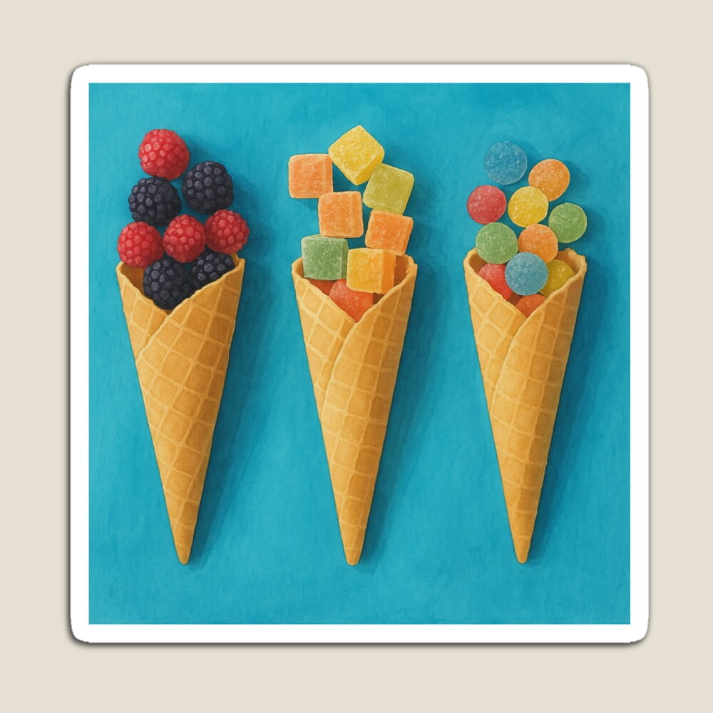 Kira - Wrcolor Candy Cones From Original Photo Sticker - 353 - Walmart.com