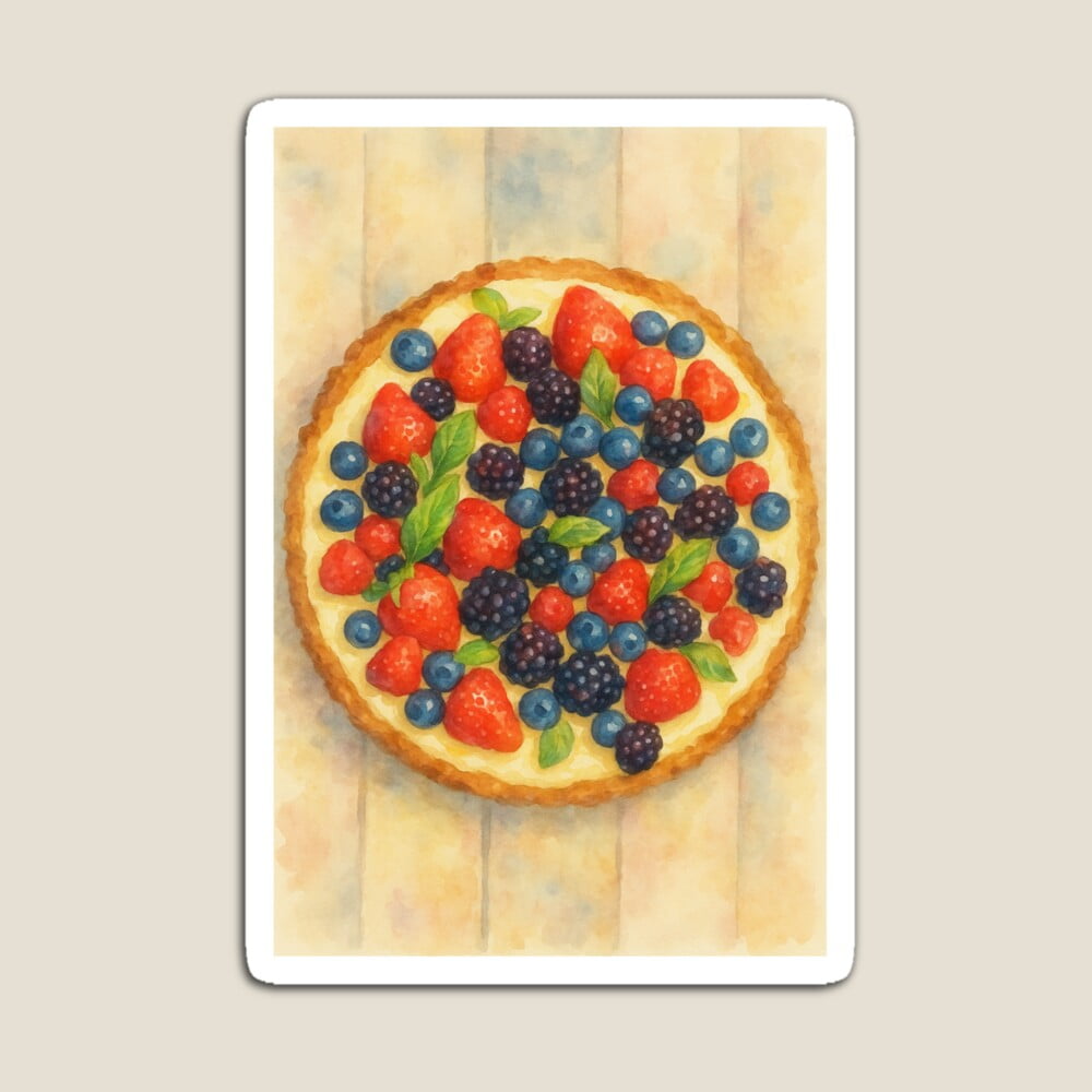 Kira - Wrcolor Fruit Tart Ai Processed From Original Photo Sticker ...