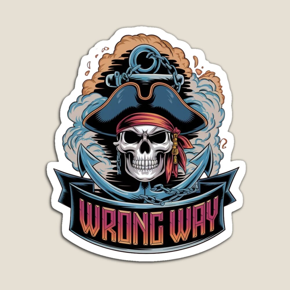 Kira - Wrong Way Sticker - 7846 Hot Trending Vinyl Stickers - Walmart.com