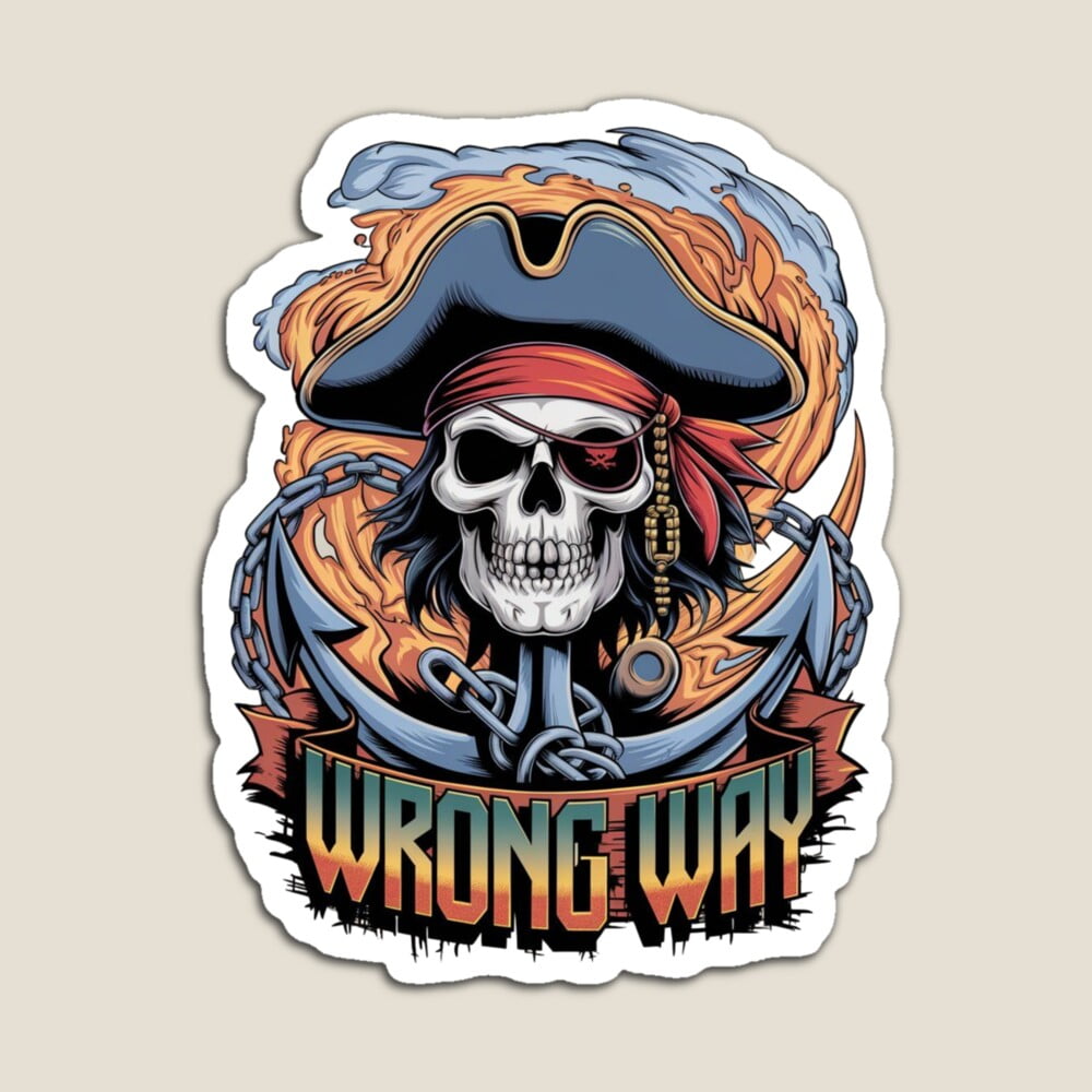 Kira - Wrong Way Sticker - 7847 Hot Trending Vinyl Stickers - Walmart.com