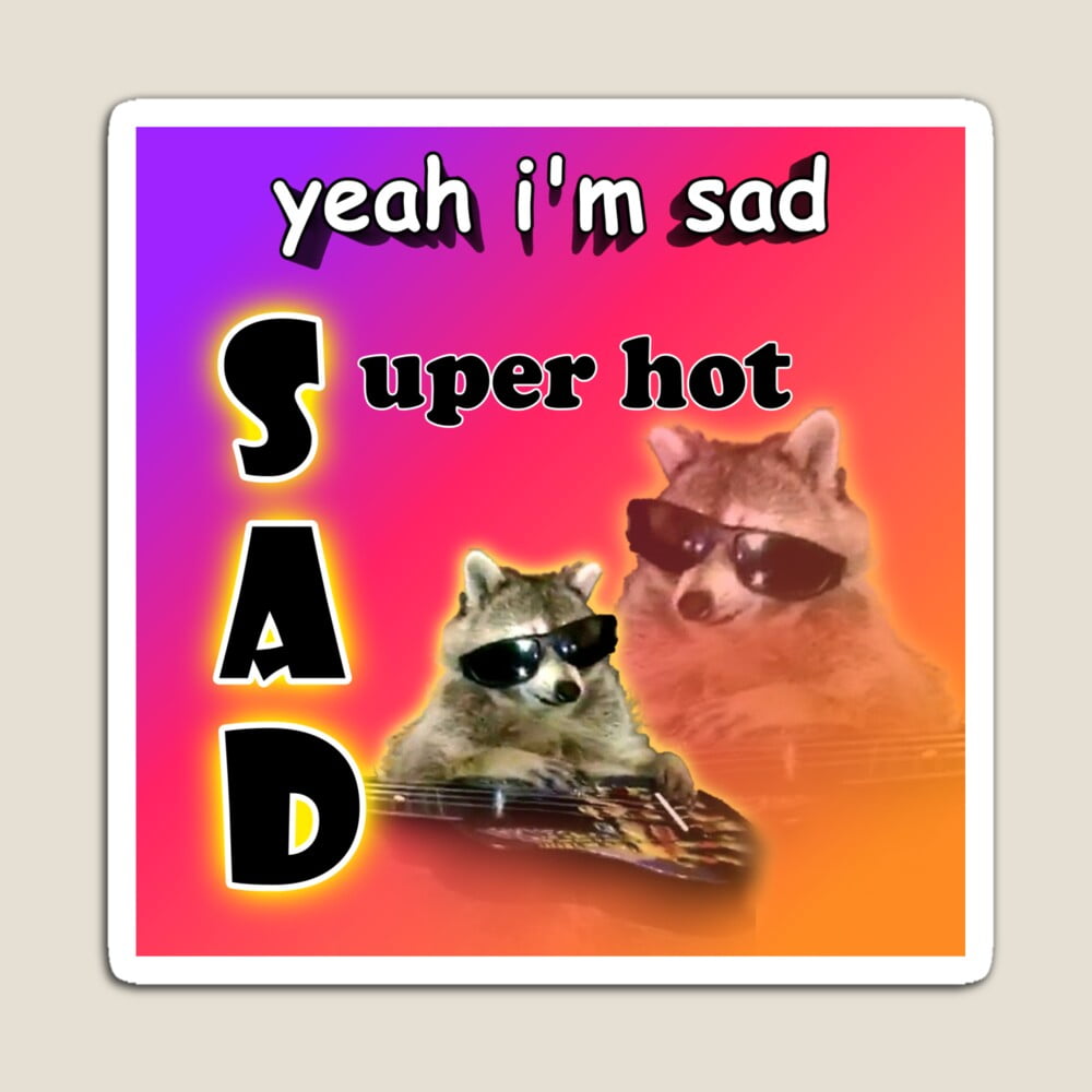 Kira - Yeah I'M Sad - Super Hot Cool Word Art Sticker - 7014 Hot ...