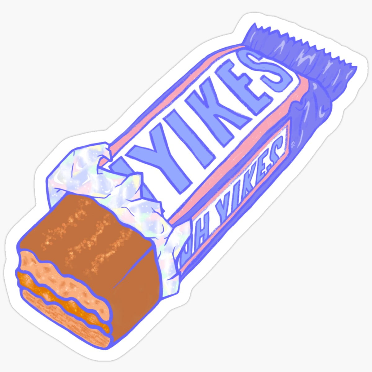 Kira Yikes Sticker Waterproof Sticker for Water Bottles, Laptops ...