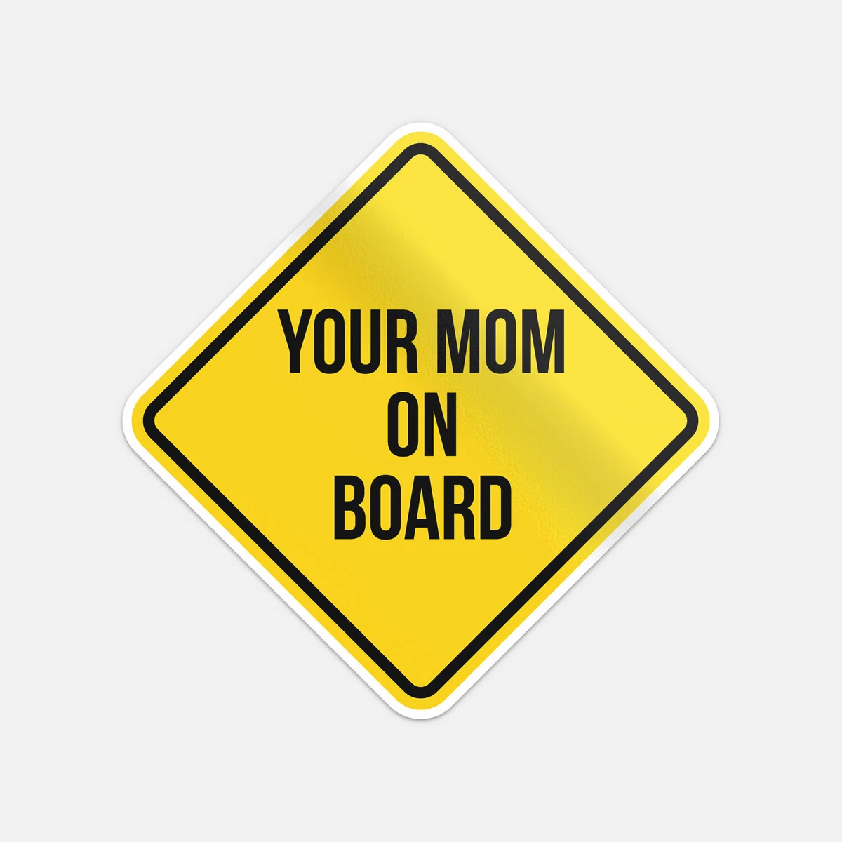 Kira Your Mom On Board Car Bumper Vinyl Sticker Decal Waterproof ...