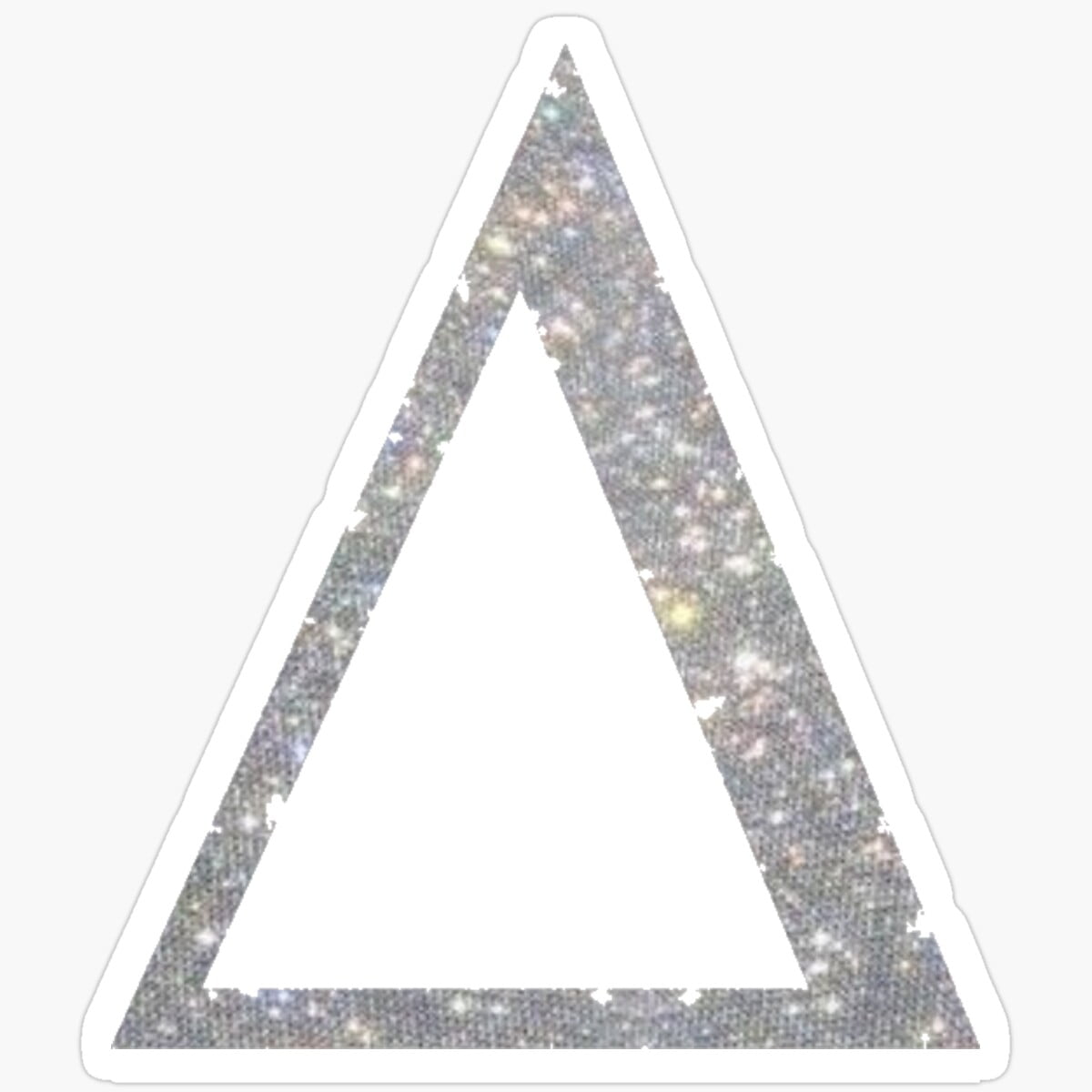 Kira glitter delta Sticker Waterproof Sticker for Water Bottles ...