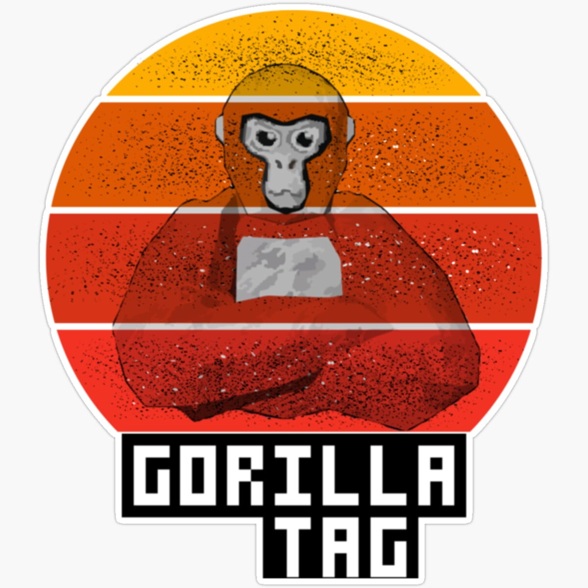Kira gorilla tag pfp maker Gorilla Tag vintage Sticker Decorative Laptop, Phone Stickers ...