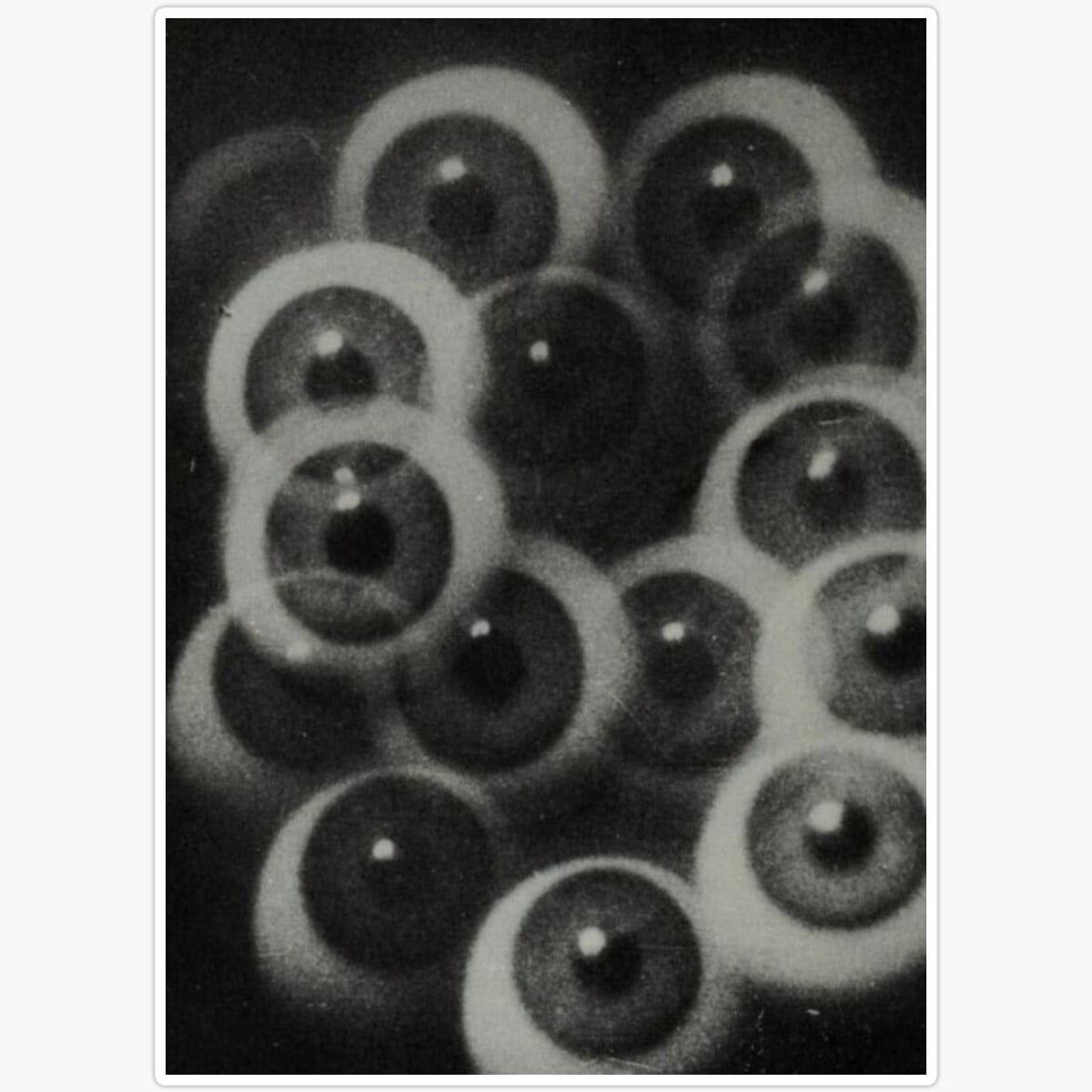 Kira grunge eyes Sticker Decorative Laptop, Phone Stickers, Waterproof ...