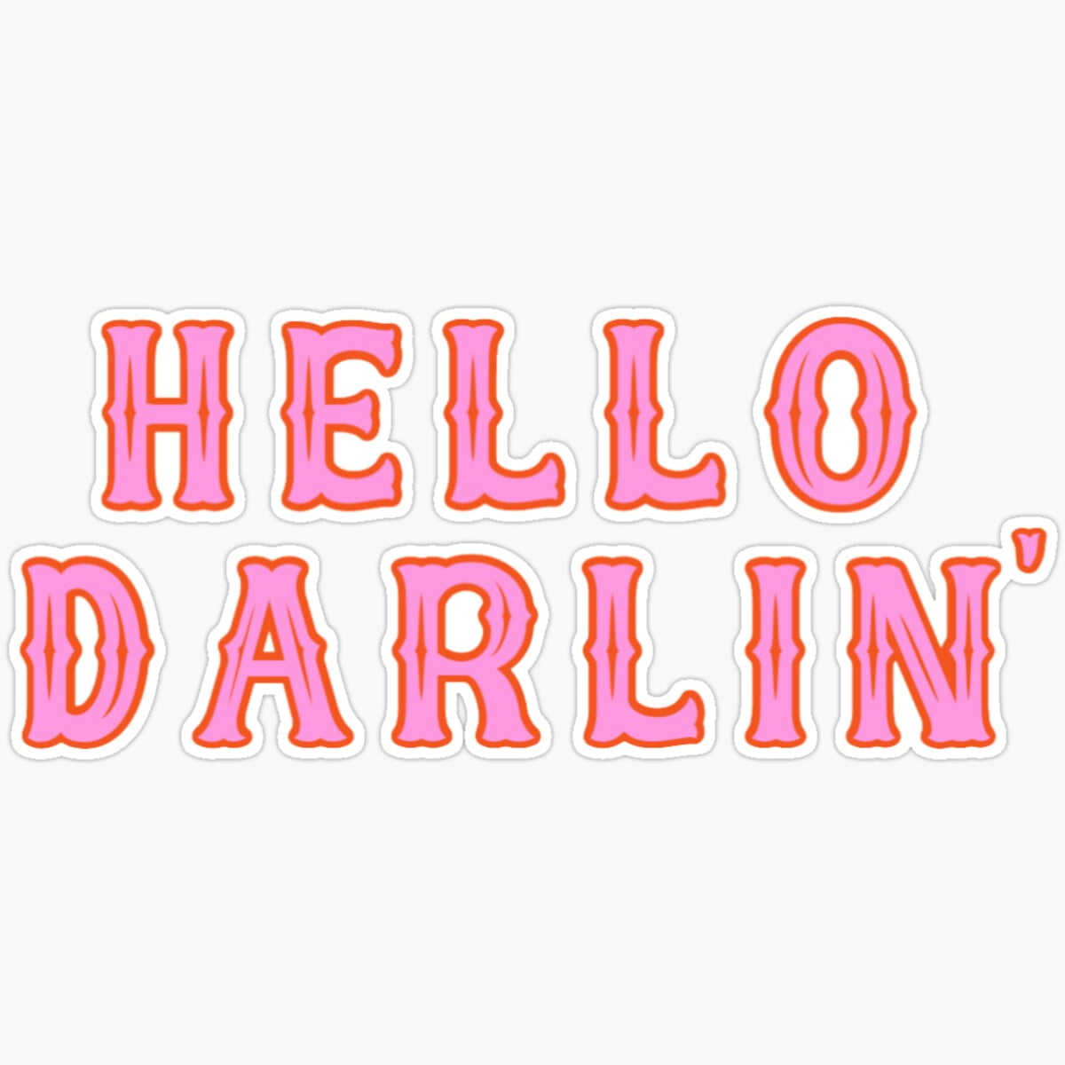 Kira hello darlin' Sticker Decorative Laptop, Phone Stickers ...