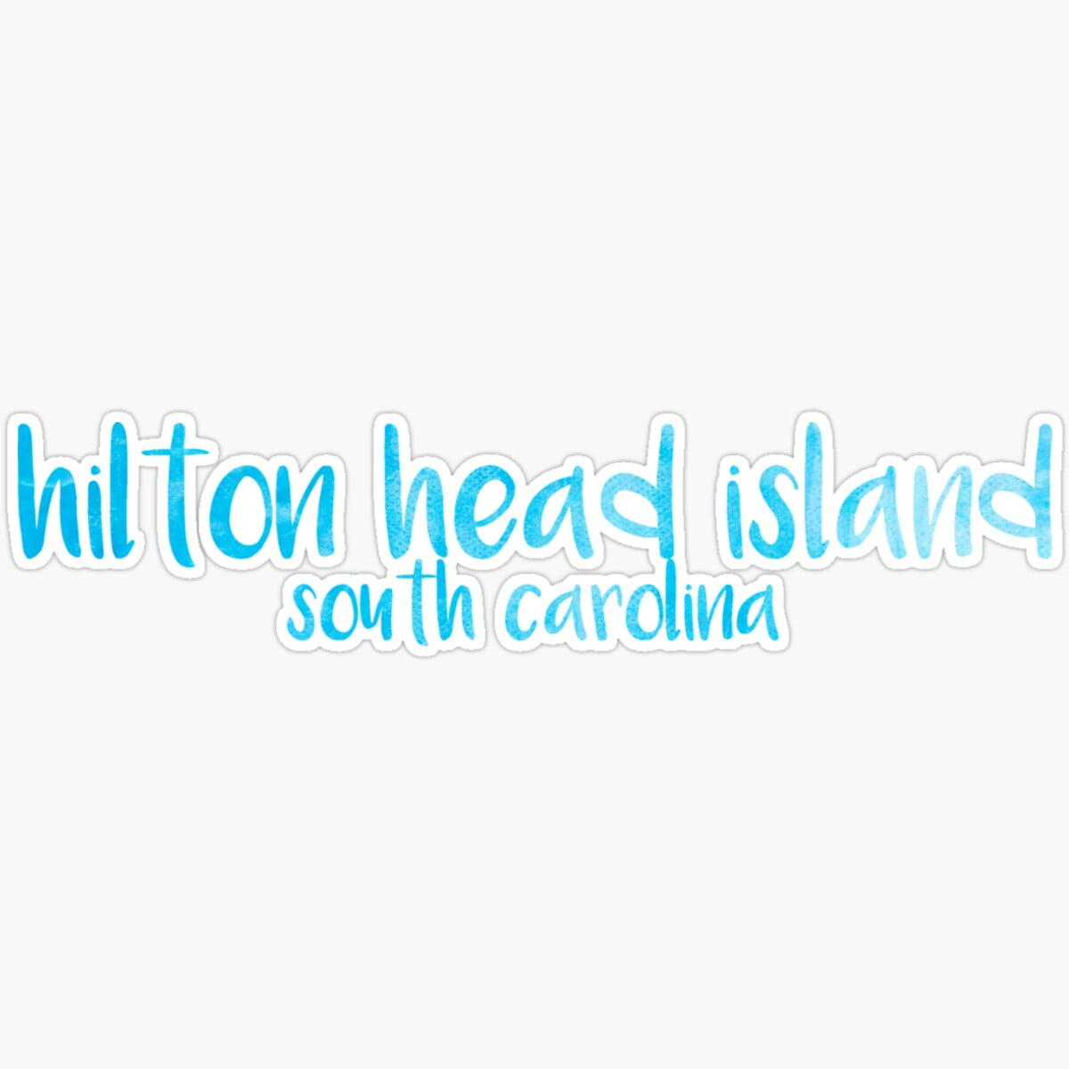 Kira hilton head island Sticker Decorative Laptop, Phone Stickers ...