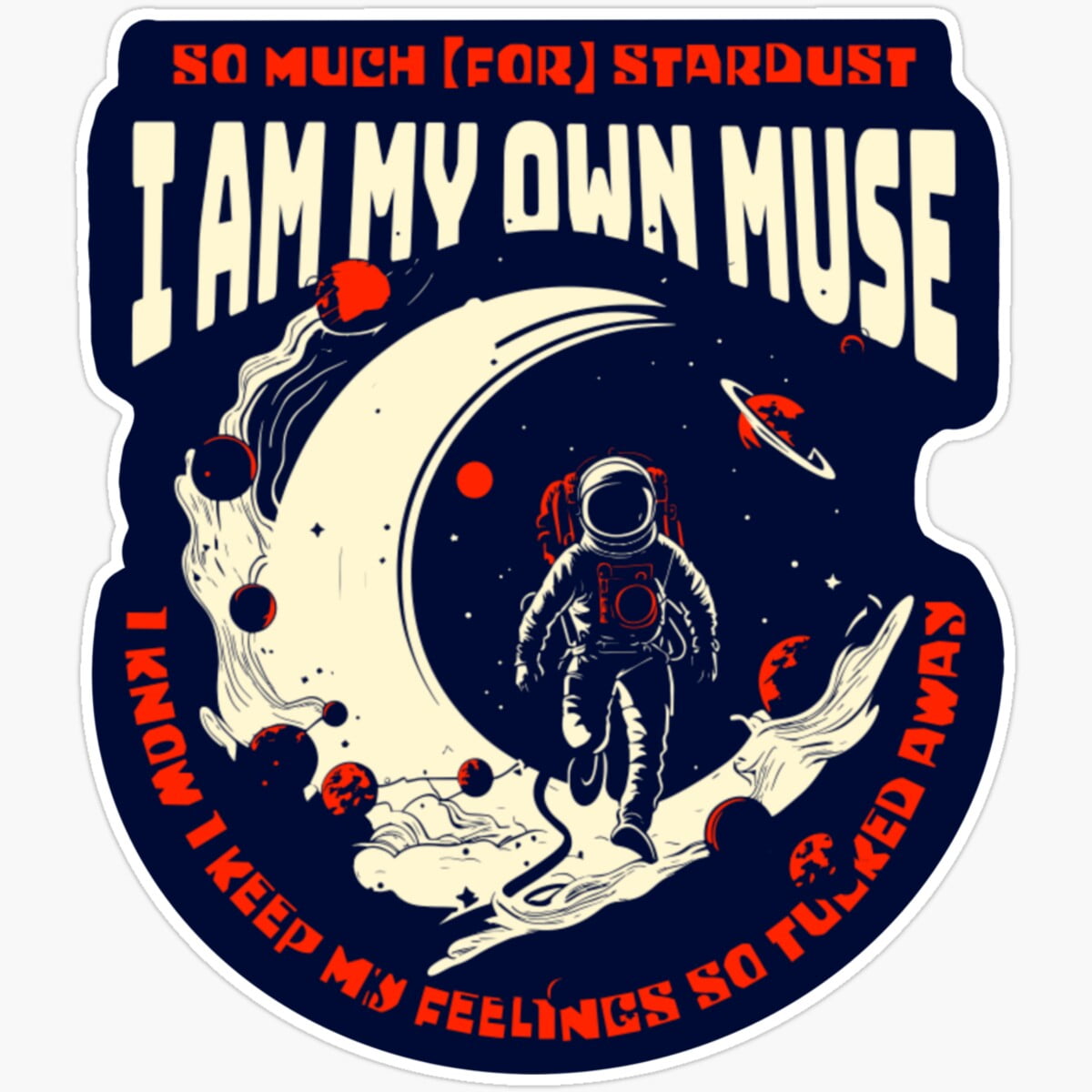 Kira i am my own muse Sticker Decorative Laptop, Phone Stickers ...