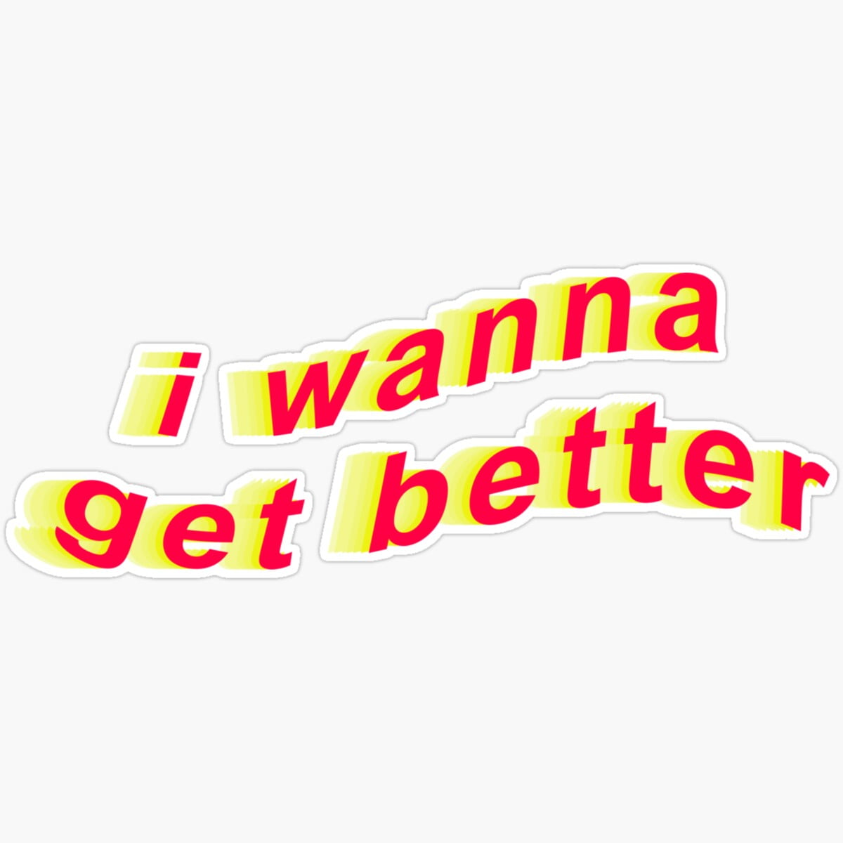 Kira i wanna get better Sticker Decorative Laptop, Phone Stickers ...