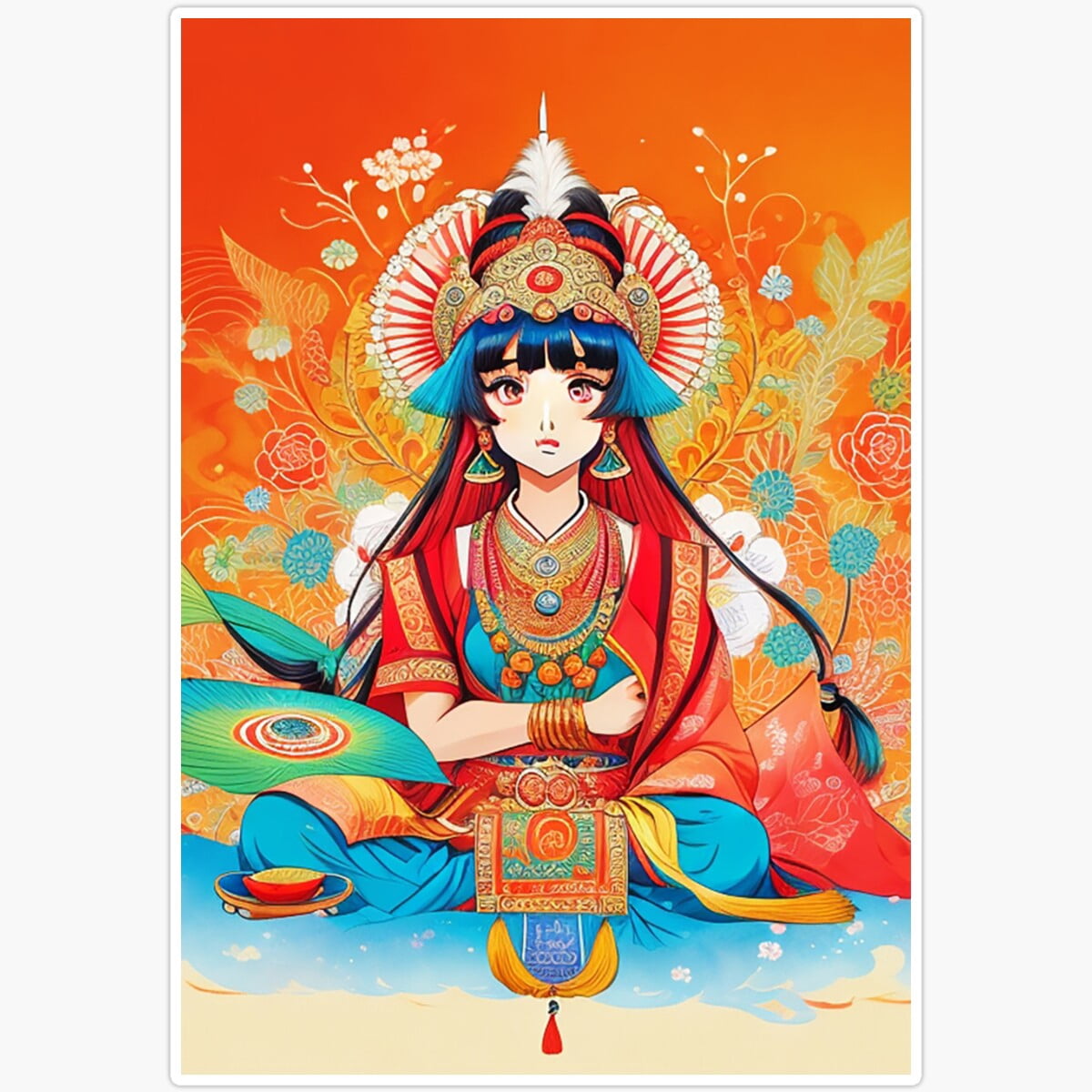 Kira indian Japanese Chinese Cartoon Anime Sticker Decorative Laptop ...