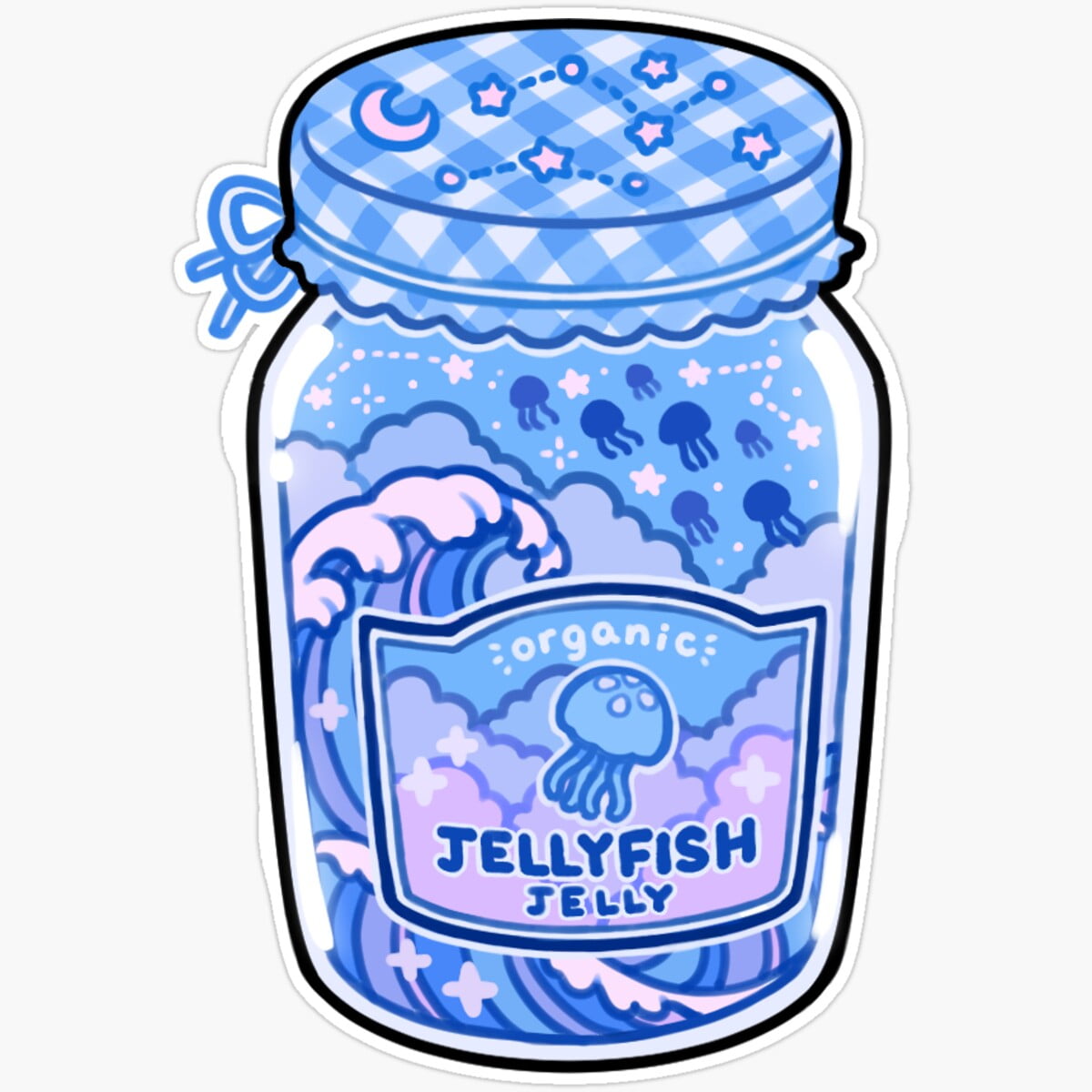 Kira jellyfish jelly Sticker Decorative Laptop, Phone Stickers ...