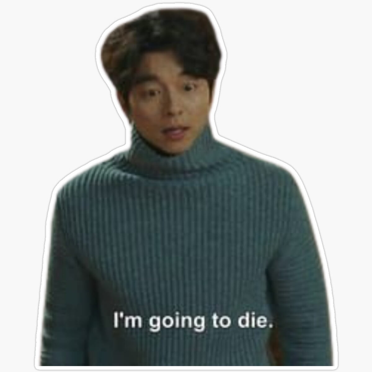 Kira kdrama meme Sticker Decorative Laptop, Phone Stickers, Waterproof ...