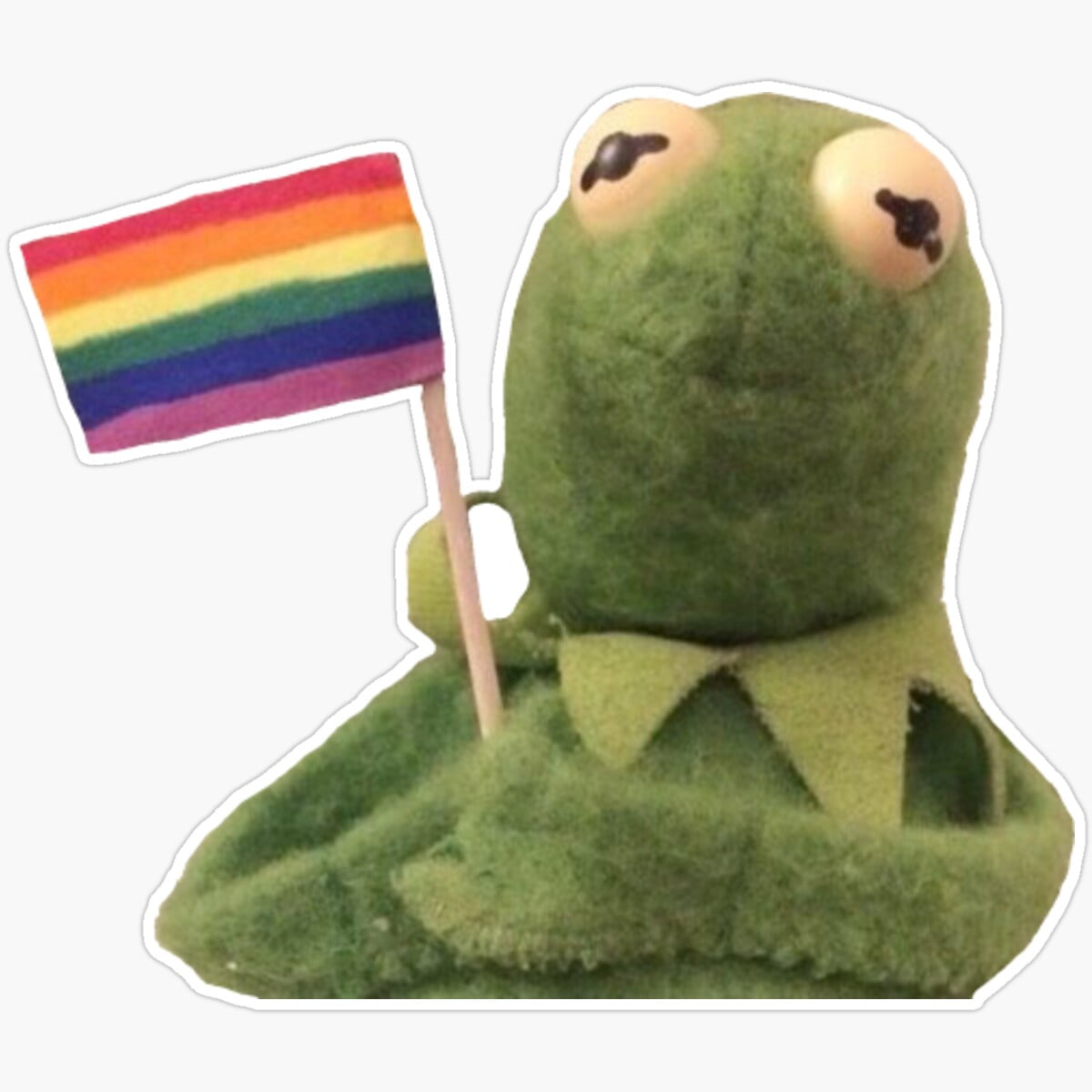 Kira kermit pride Sticker Decorative Laptop, Phone Stickers, Waterproof ...