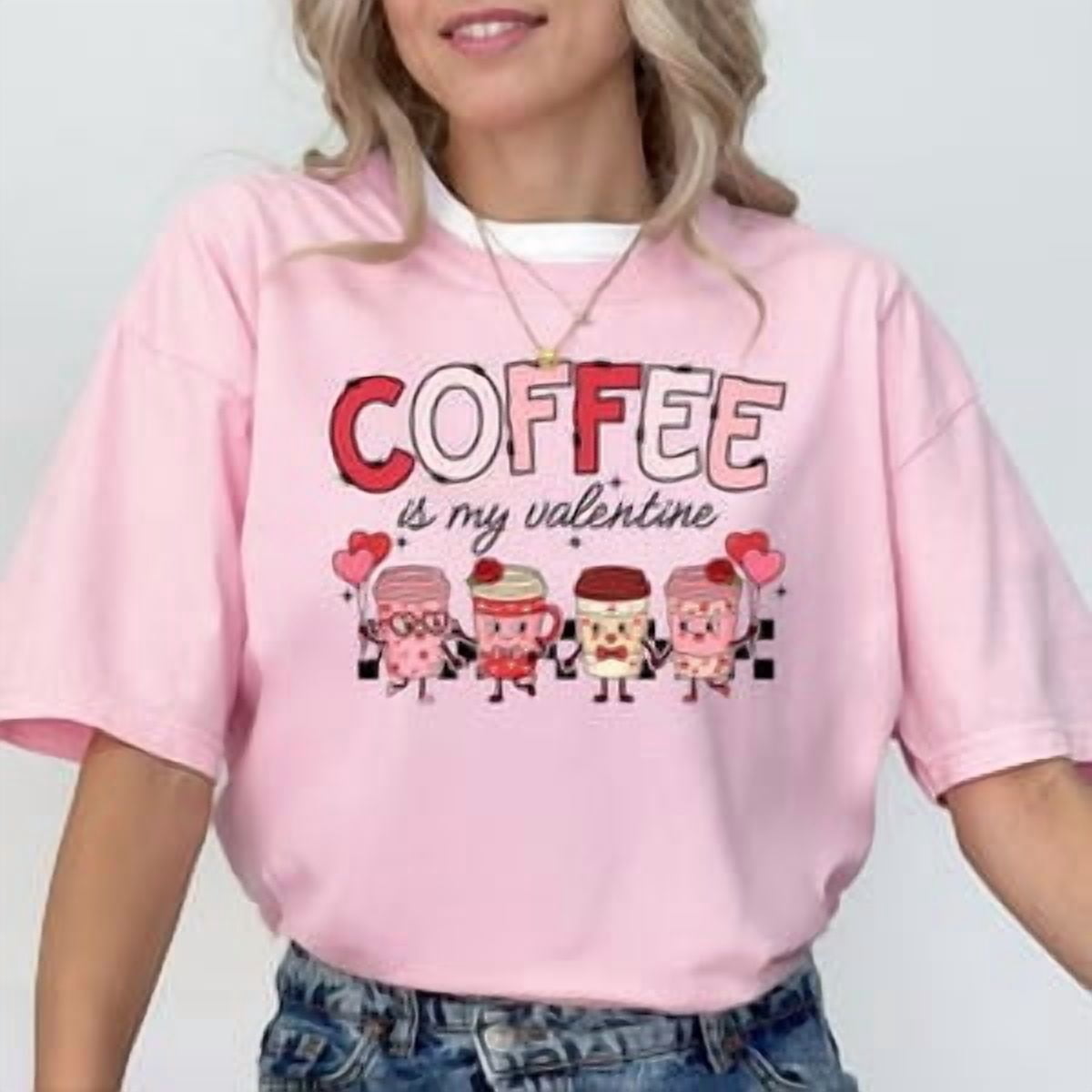 Kiraa Coffee Is My Love Theme Cute Graphic T-Shirt - Walmart.com