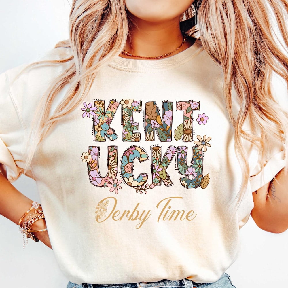 Kiraa Tee With Kentucky Derby Time Shirt, Go Baby Go Shirt, Kentucky ...
