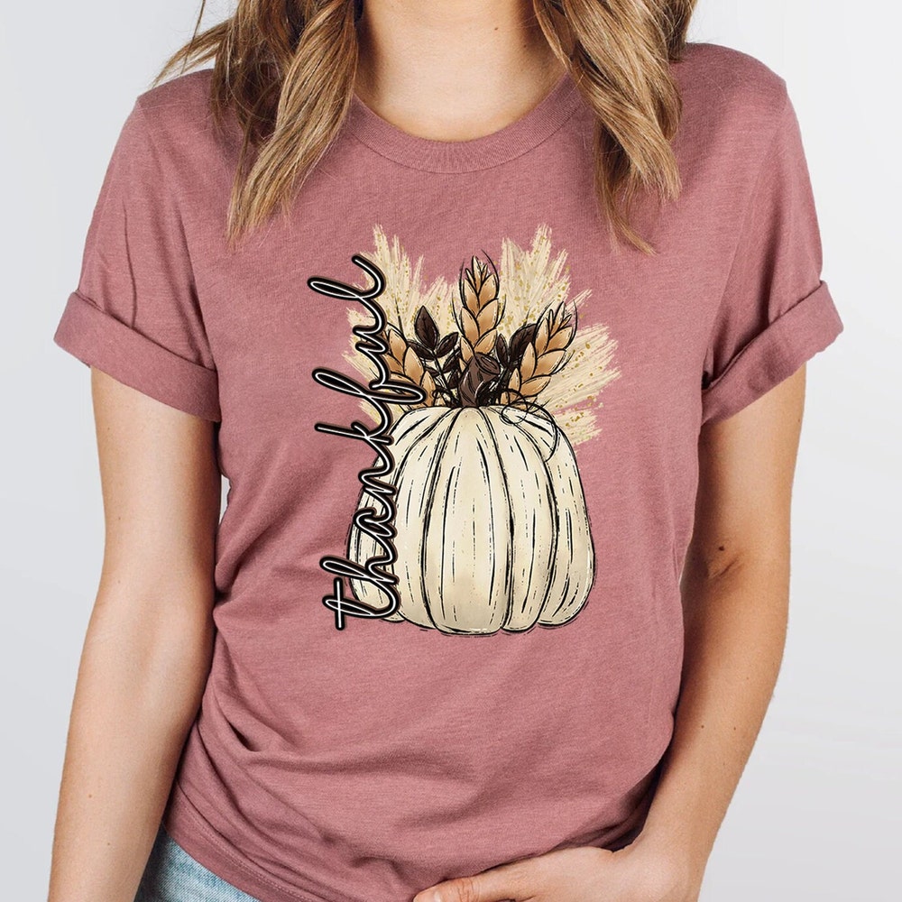 Kiraa Tee With Love Fall Y'All Shirt, Leopard Pumpkin Print Fall Shirt ...