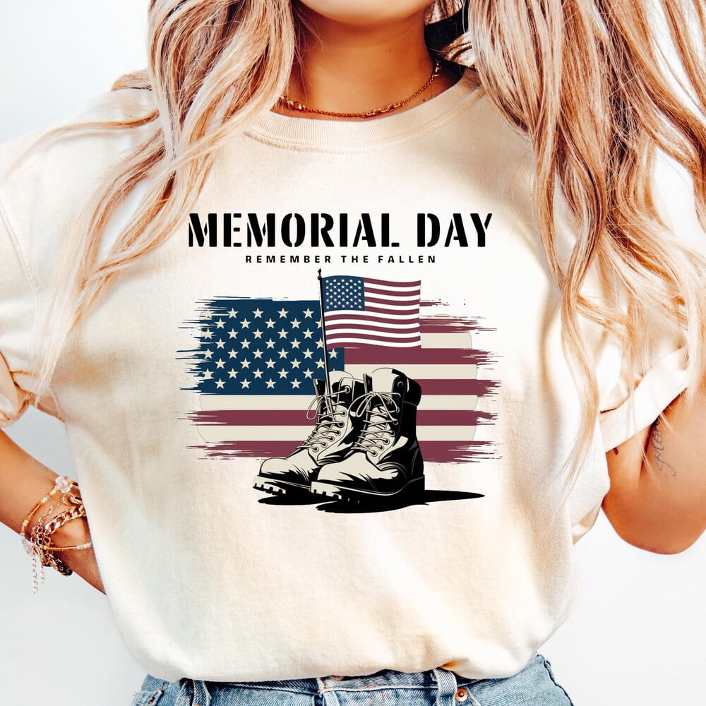 Kiraa Tee With Memorial Day Honor Remember Shirt, Memorial Day Shirts ...