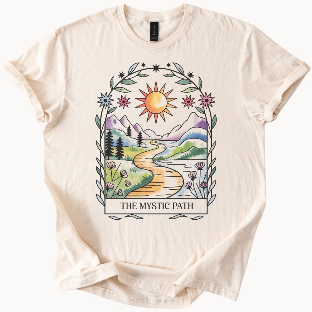 Kiraa Tee With Mystic Path Tshirt Nature Landscape Sun Graphic Tee ...