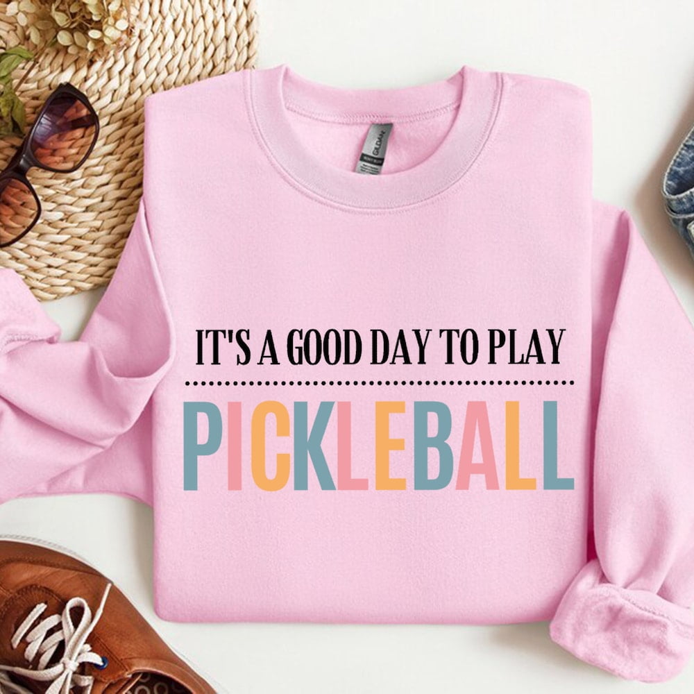 Kiraa Tee With Pickleball Sweatshirt, Sport Graphic Tees, Pickleball ...