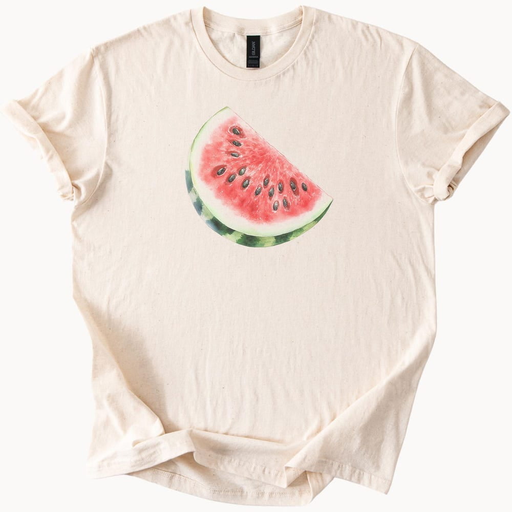 Kiraa Tee With Watermelon Slice Graphic T Shirt Summer Fruit Tee ...