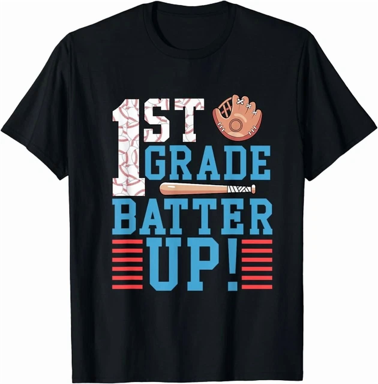 Kiraa Tee With 1St Grade Back To School 1St Grade Batter Up Baseball ...