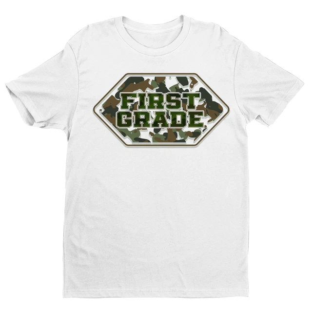 Kiraa Tee With Back To School 1Th Grade Camo Shirt, First Day Of School ...