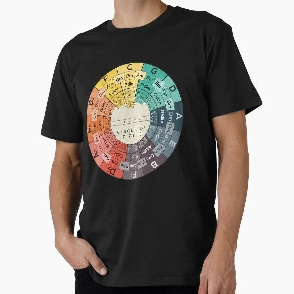 Kiraa Tee With Circle Of Fifths T-Shirt S-5Xl - Walmart.com