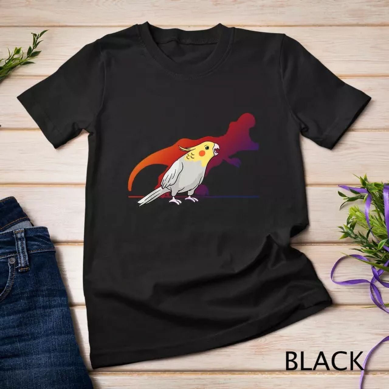 Kiraa Tee With Cockatiel Cockatoo Lutino Parrot Quarrion Dinosaur Dino ...