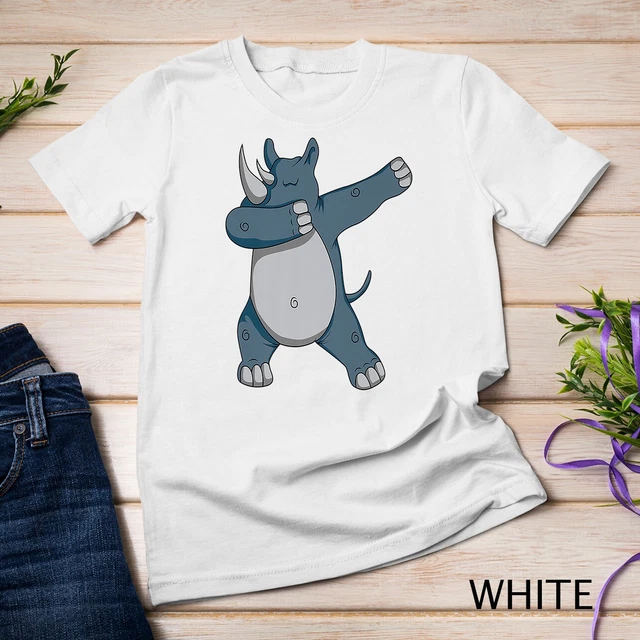 Kiraa Tee With Dabbing Rhino Rhinoceros Shirt Dab Animal Unisex S-5Xl T ...