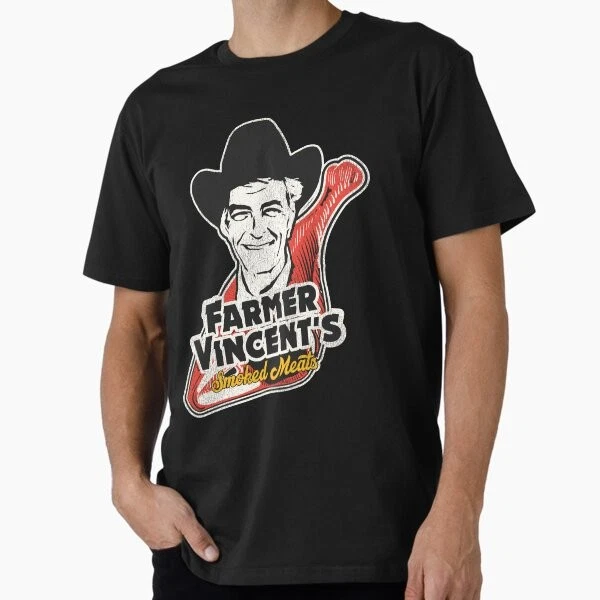 Kiraa Tee With Farmer Vincent'S Smoked Meat -Motel Hell Fan Art T-Shirt ...