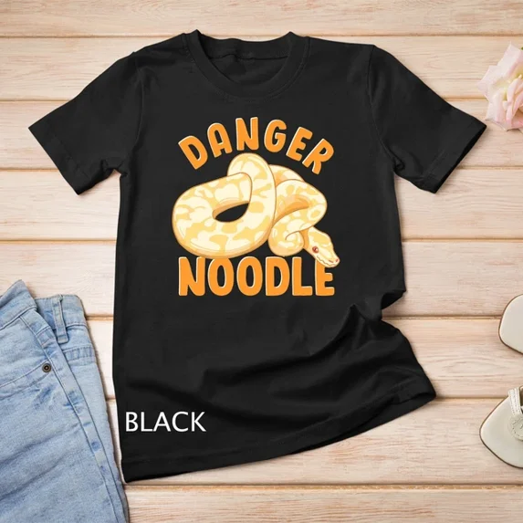 Kiraa Tee With Funny Danger Noodle Snake Gift Snakes Meme Snek Ball ...