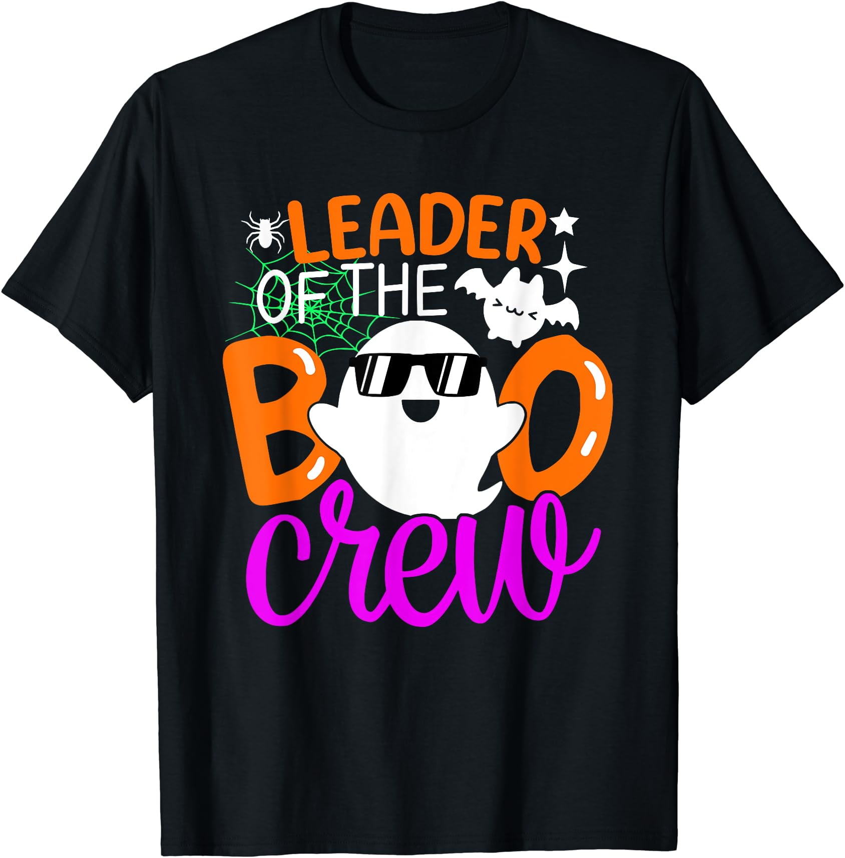 Kiraa Tee With Leader Of The Boo Crew Shirt Funny Halowen Family Unisex ...