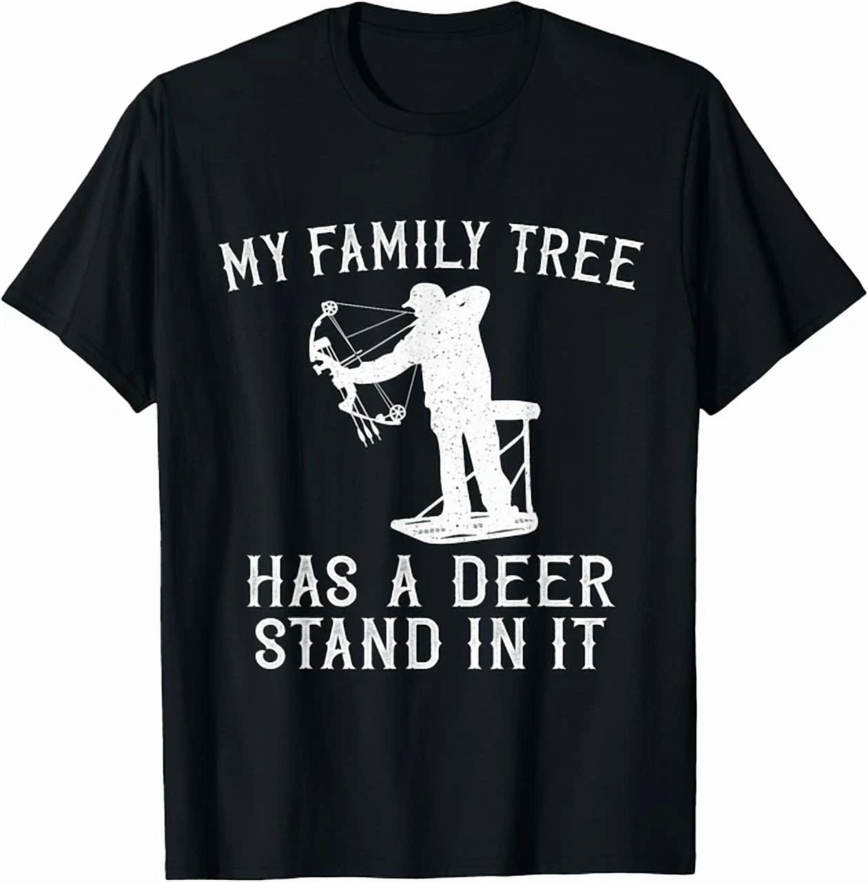 Kiraa Tee With My Family Tree Has A Deer Stand In It T Shirt Deer ...