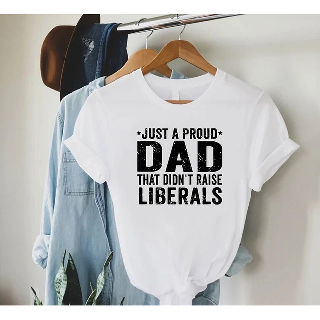 Kiraa Tee With Republican Dad Shirt,Fathers Day Gift,Just A Proud Dad ...