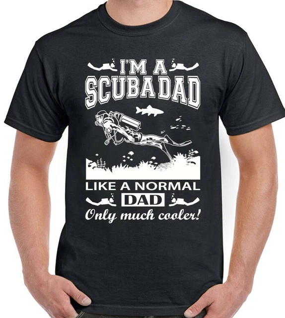 Kiraa Tee With Scuba Diving T-Shirt I'M A Dad Mens Womens Diver Father ...