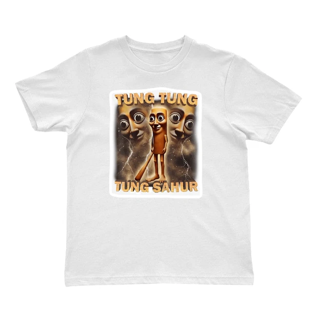 Kiraa Tee With Tung Tung Tung Sahur Baseball Bat T-Shirt, Italian ...